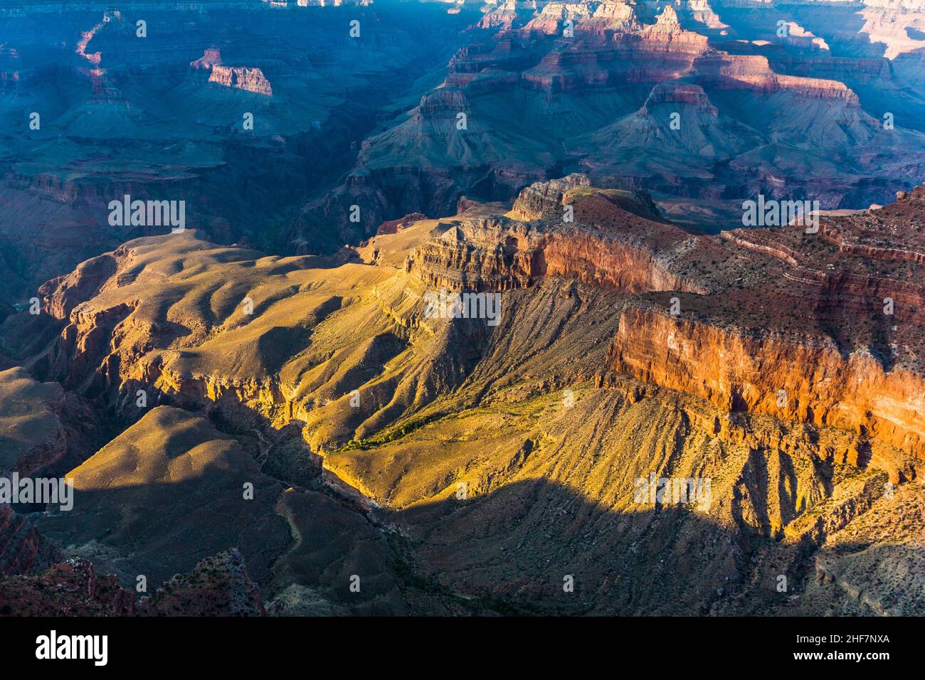 Grand Canyon at Mathers point in sunset light Stock Photo - Alamy
