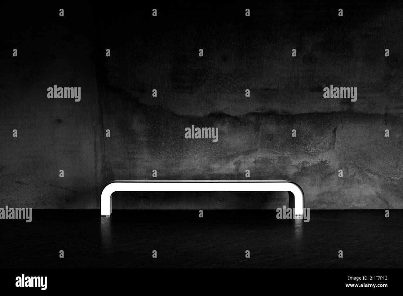 Furniture bench Black and White Stock Photos & Images - Alamy
