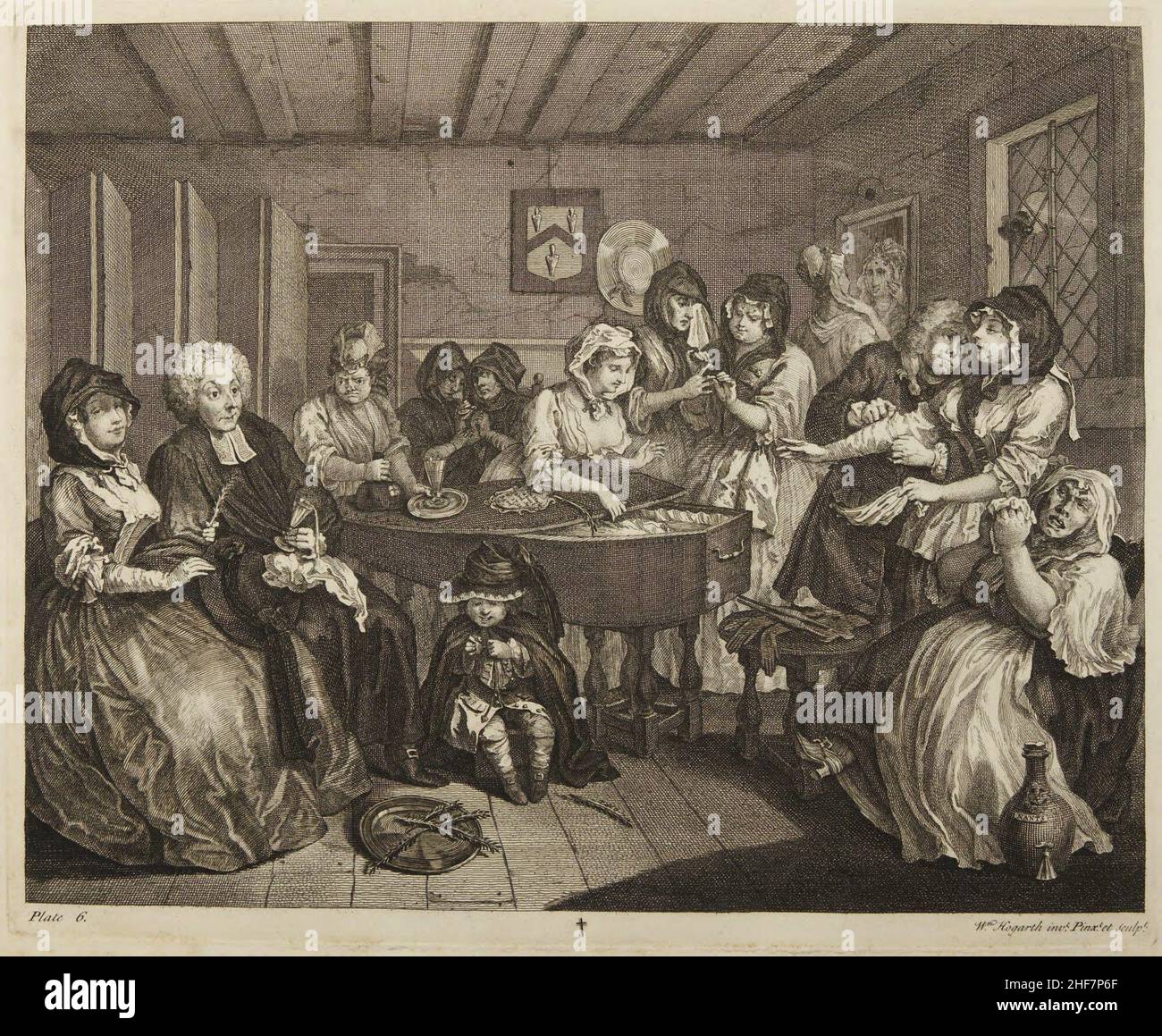 William hogarth the harlot’s progress hi-res stock photography and ...
