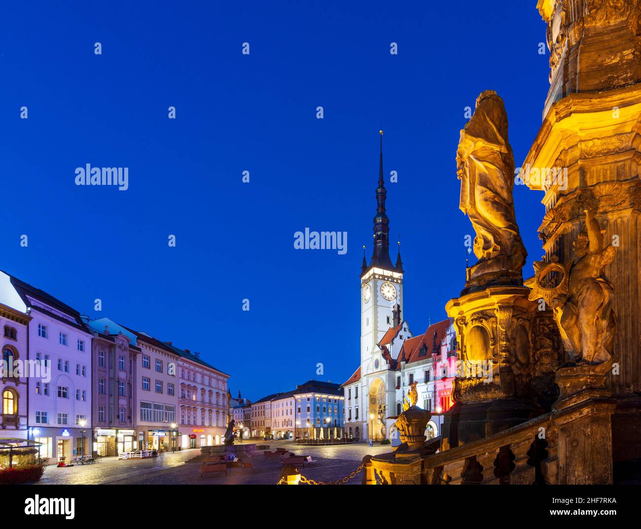 Holy Trinity Column In Olomoucky High Resolution Stock Photography and ...