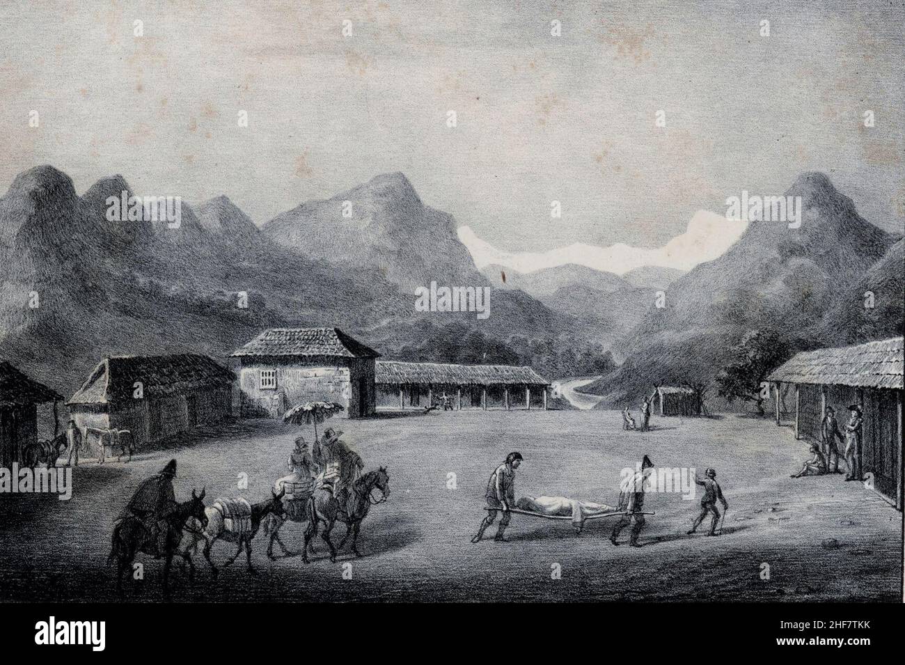 Schmidtmeyer- Paroissien, James & Scharf, G - Baths of Cauquenes Stock ...