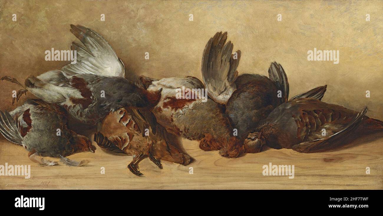 Segantini - Fagiani, 1881, 6158448 Stock Photo - Alamy