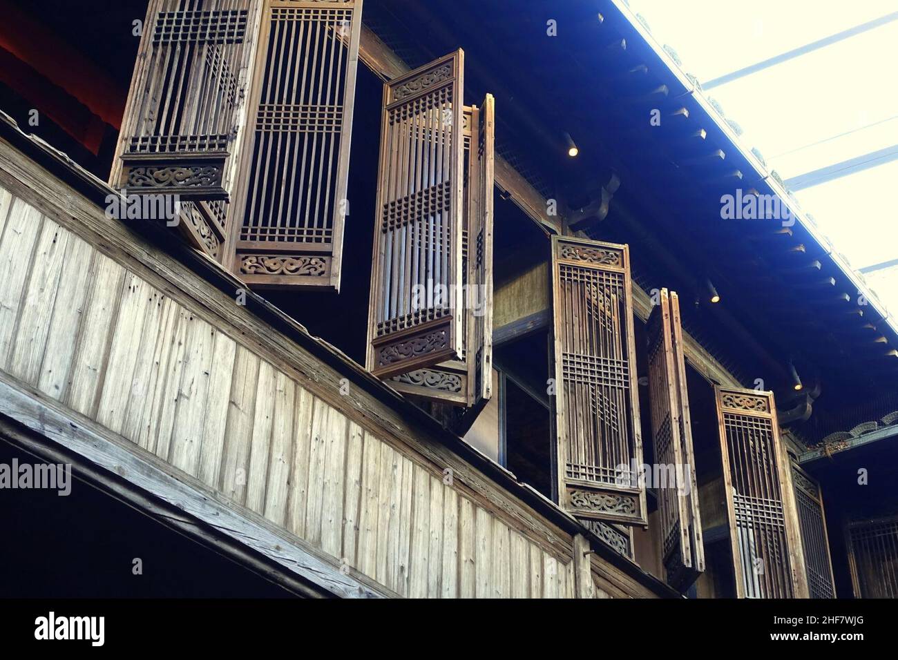 Screenwork - Yin Yu Tang House Stock Photo - Alamy