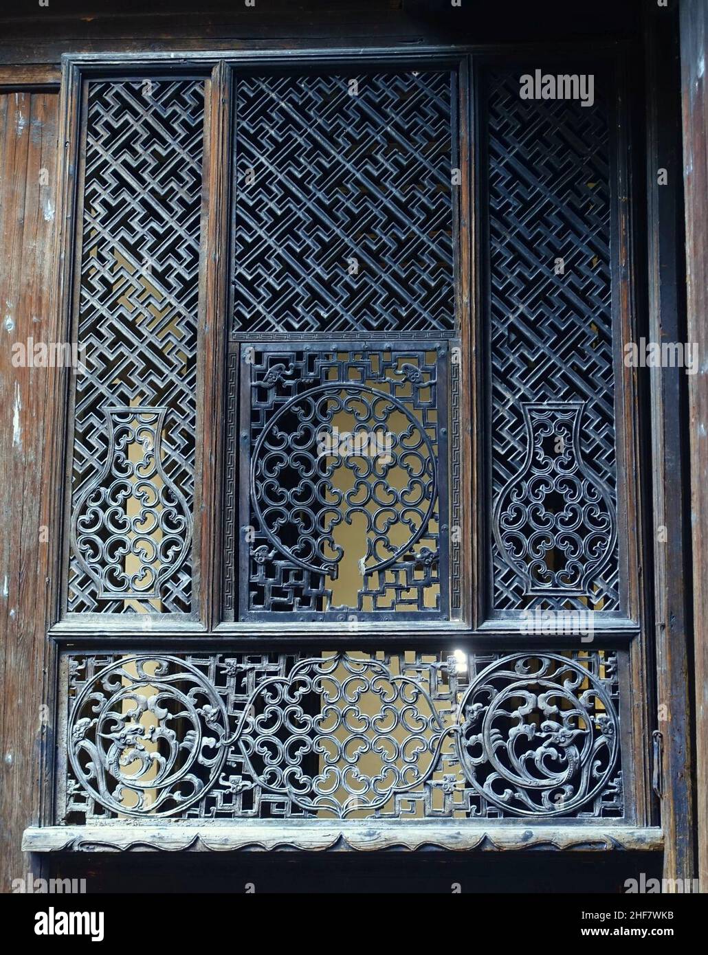Screenwork - Yin Yu Tang House Stock Photo - Alamy