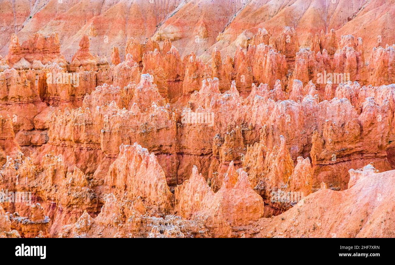 beautiful landscape in Bryce Canyon with magnificent Stone formation ...