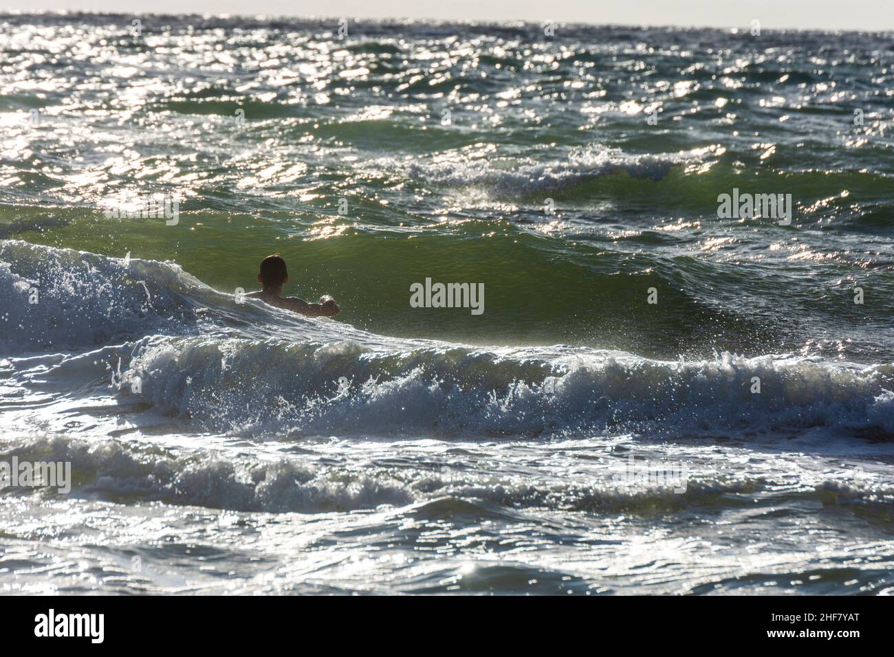 Swimmer waves hi-res stock photography and images - Alamy