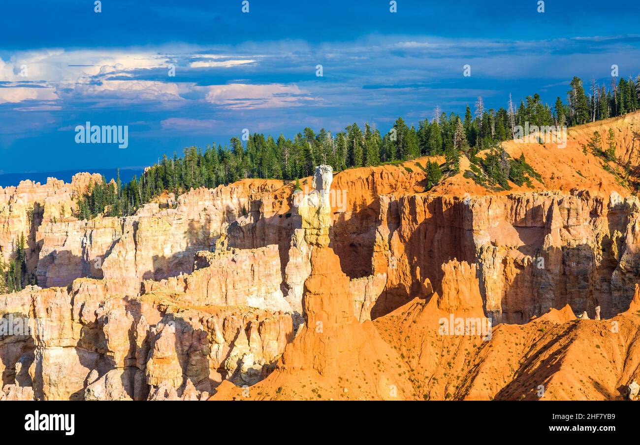 beautiful landscape in Bryce Canyon with magnificent Stone formation ...
