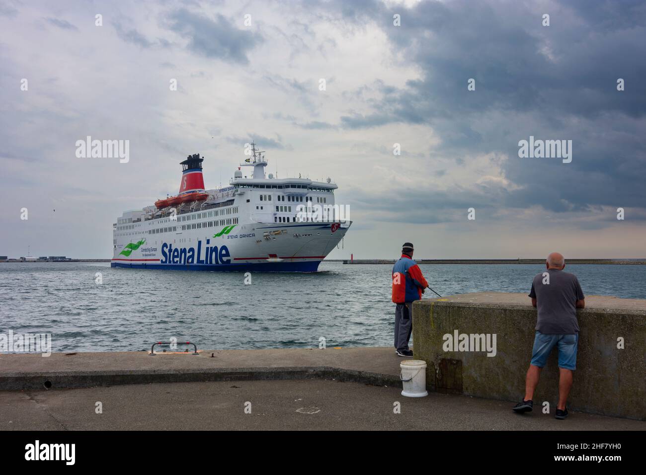 Ferry ship of stena line in frederikshavn hi-res stock photography and ...