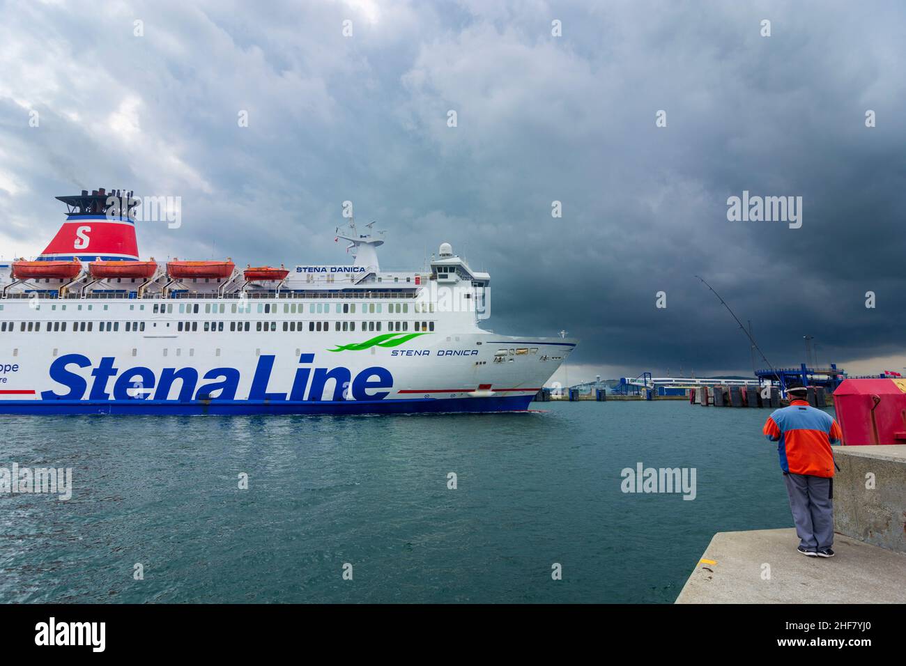 Ferry ship of stena line in frederikshavn hi-res stock photography and ...