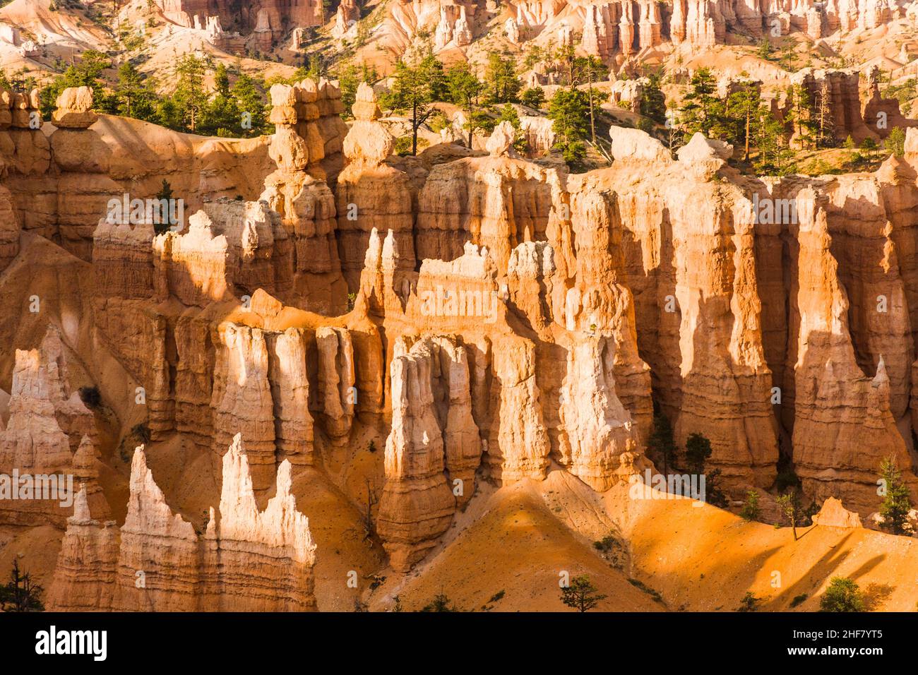beautiful landscape in Bryce Canyon with magnificent Stone formation ...
