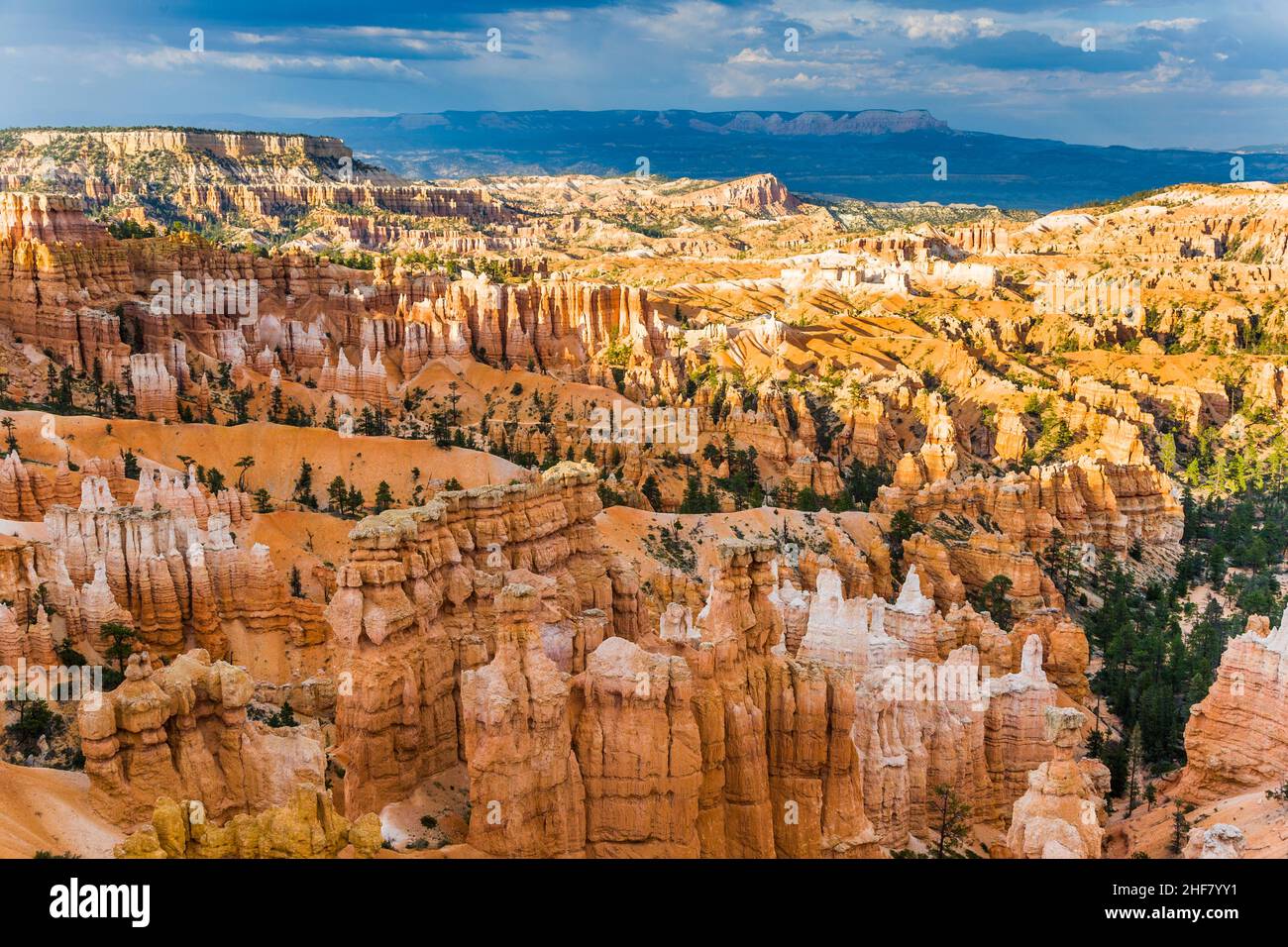 beautiful landscape in Bryce Canyon with magnificent Stone formation ...