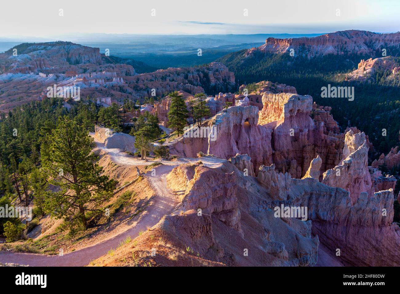 beautiful landscape in Bryce Canyon with magnificent Stone formation ...