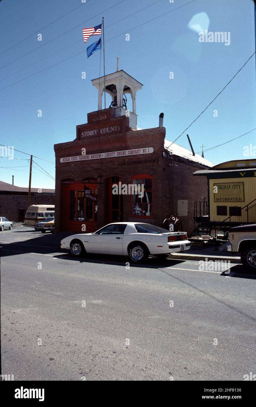 Virginia City, NV. U.S.A. Founded in 1859 on a silver strike of the ...