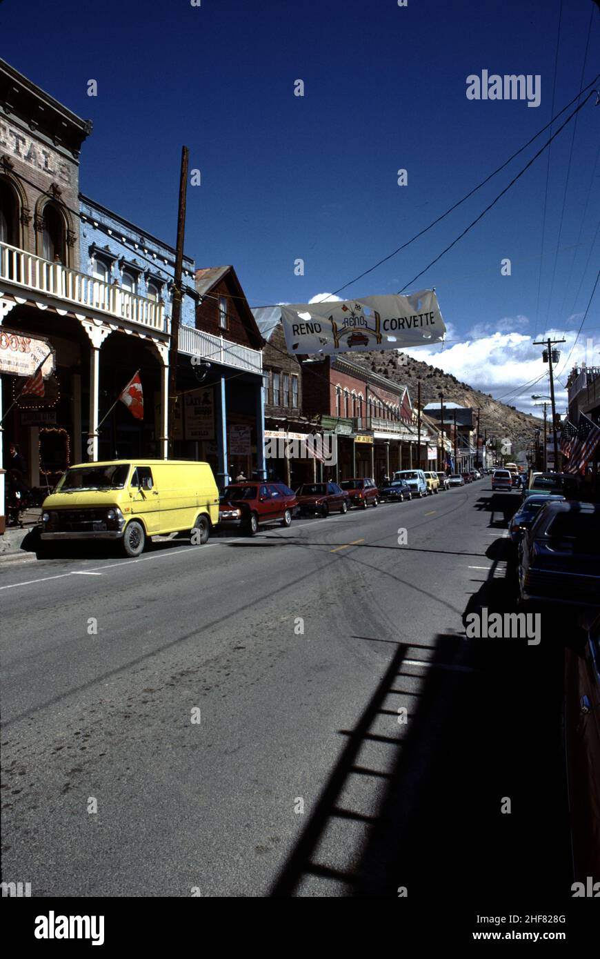 Virginia City, NV. U.S.A. Founded in 1859 on a silver strike of the ...