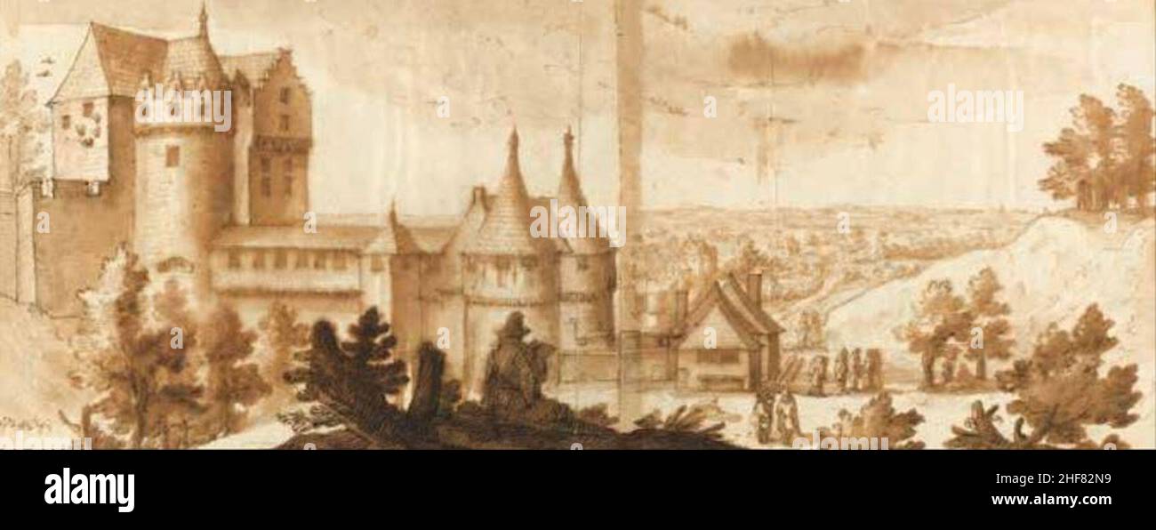 Schaerbeek city gate, October 1613 Stock Photo - Alamy