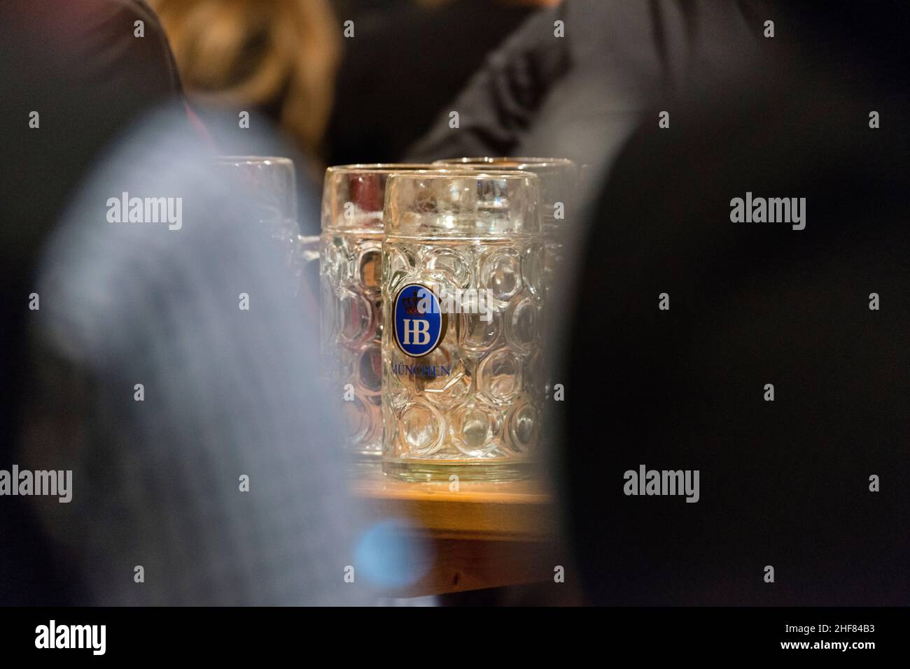 Beer, HB, Hofbräu, Munich Stock Photo - Alamy