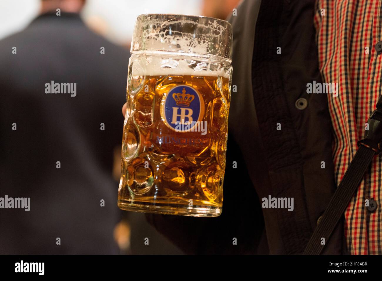Beer, HB, Hofbräu, Munich Stock Photo - Alamy
