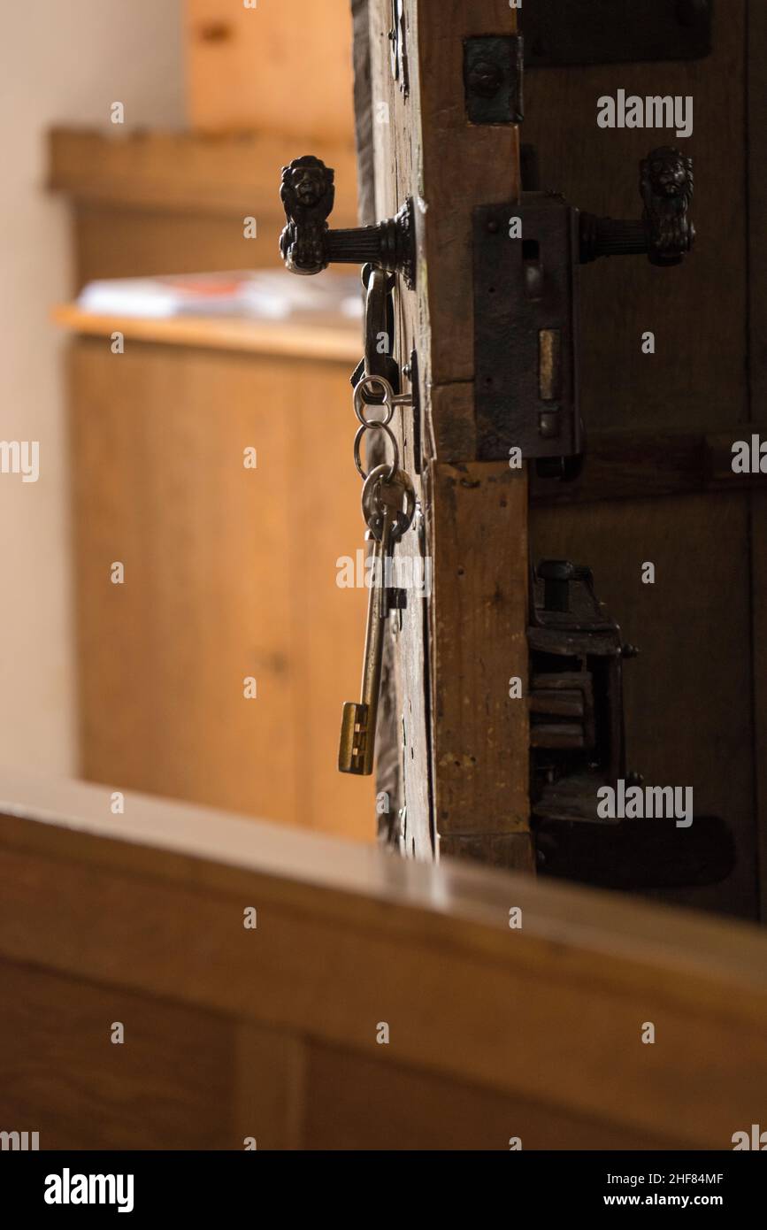 Church key lock hi-res stock photography and images - Alamy