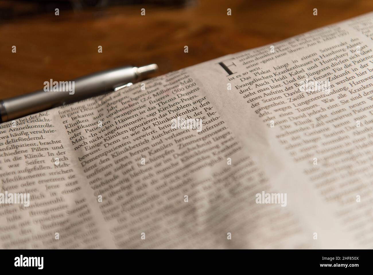 Still life with newspaper hi-res stock photography and images - Alamy