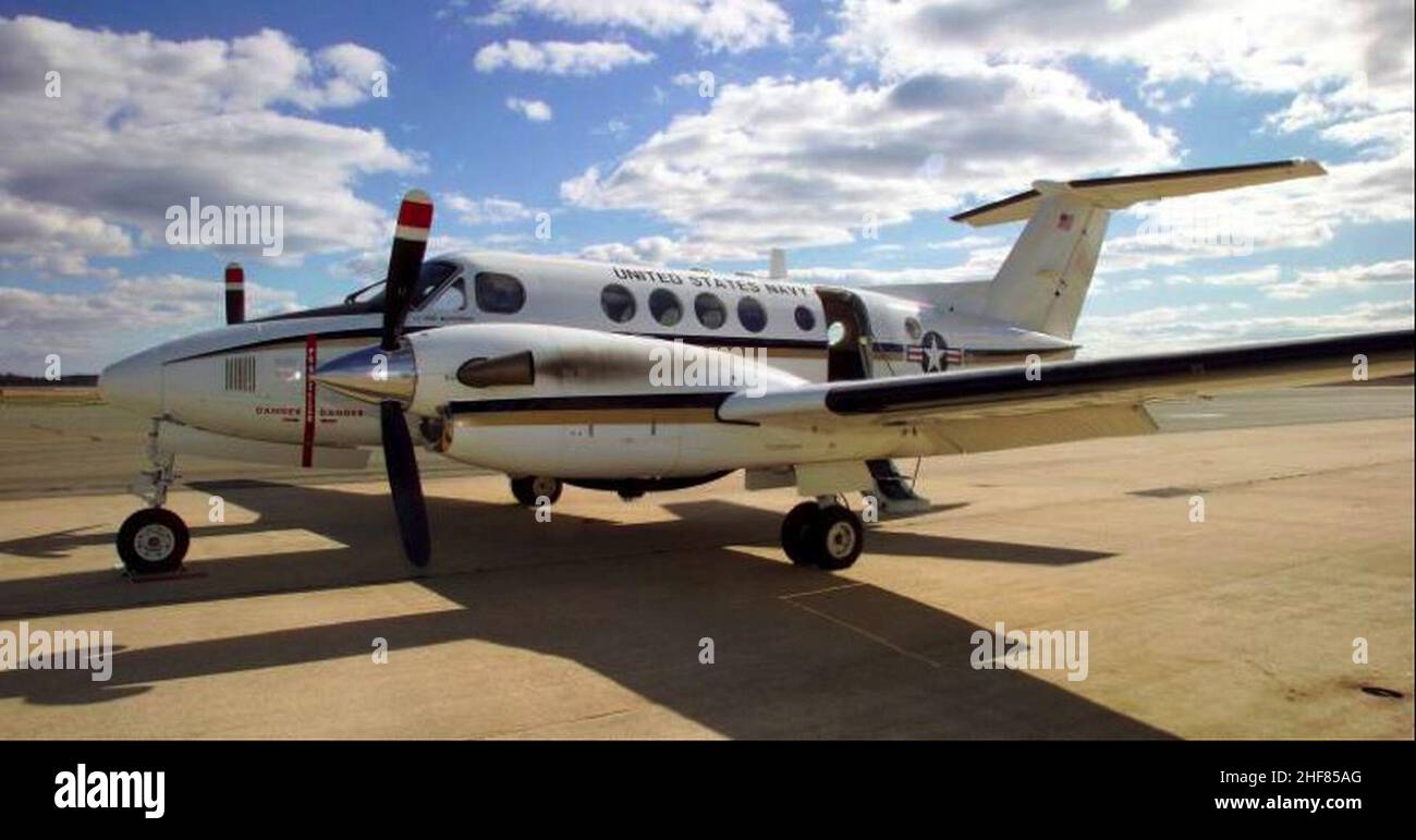 Scientific Development Squadron (VXS) Beechcraft (RC-12M Stock Photo ...