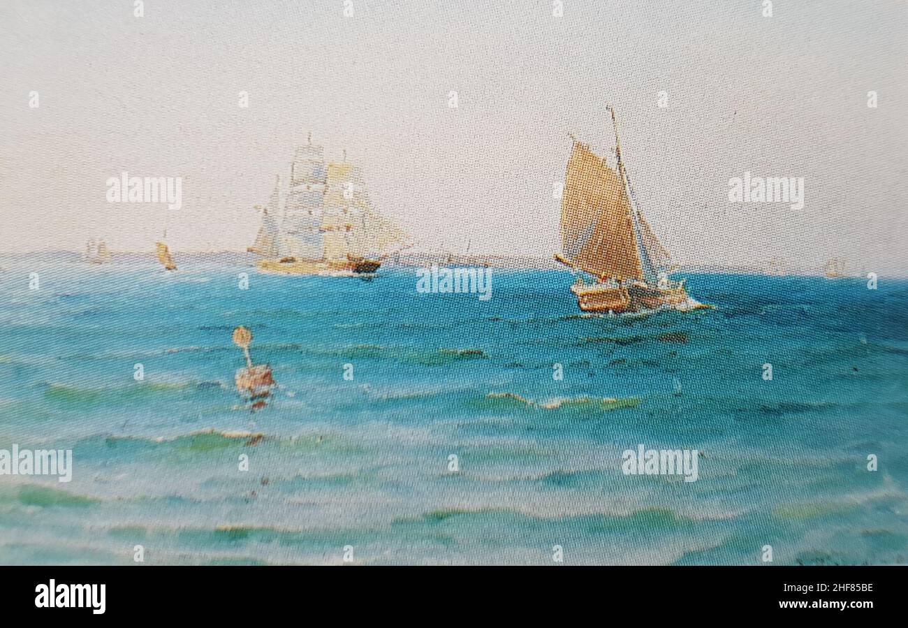 Segelfartyg x Ludvig Richarde Stock Photo - Alamy