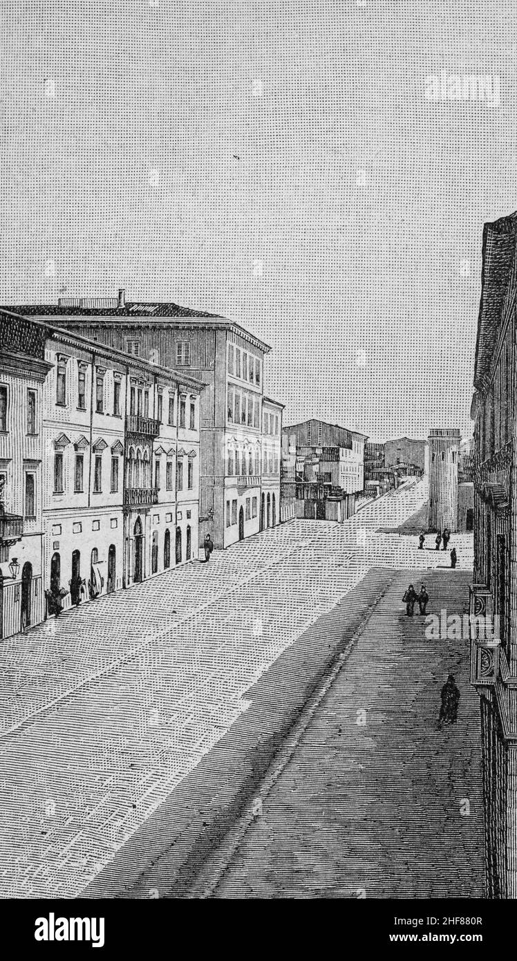 Via roma Black and White Stock Photos & Images - Alamy