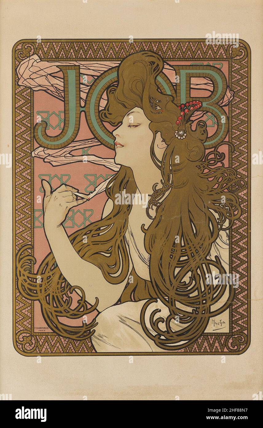 Alphonse mucha 1860 1939 hi-res stock photography and images - Alamy