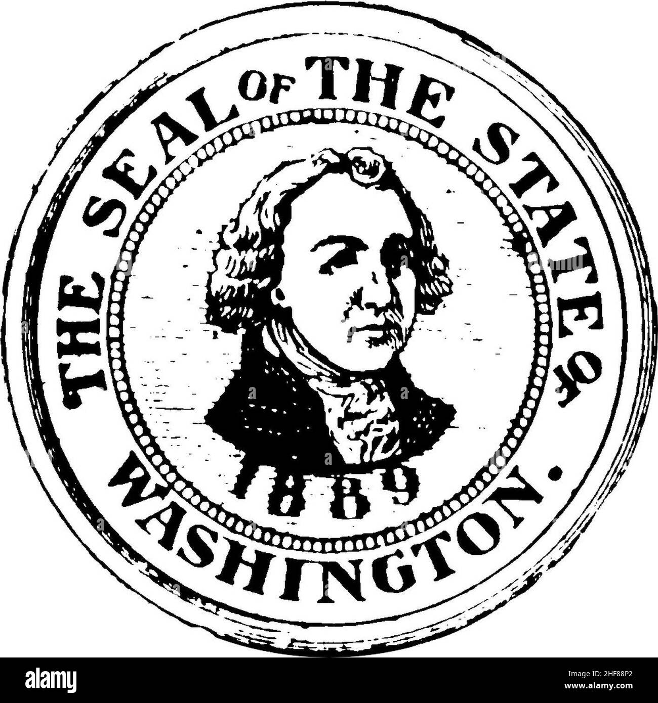 Seal of Washington (1904 Stock Photo - Alamy