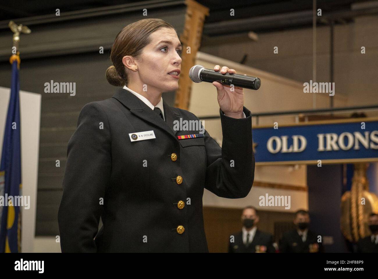 SECNAV Celebrates Navy's 246th Birthday 211013 Stock Photo - Alamy