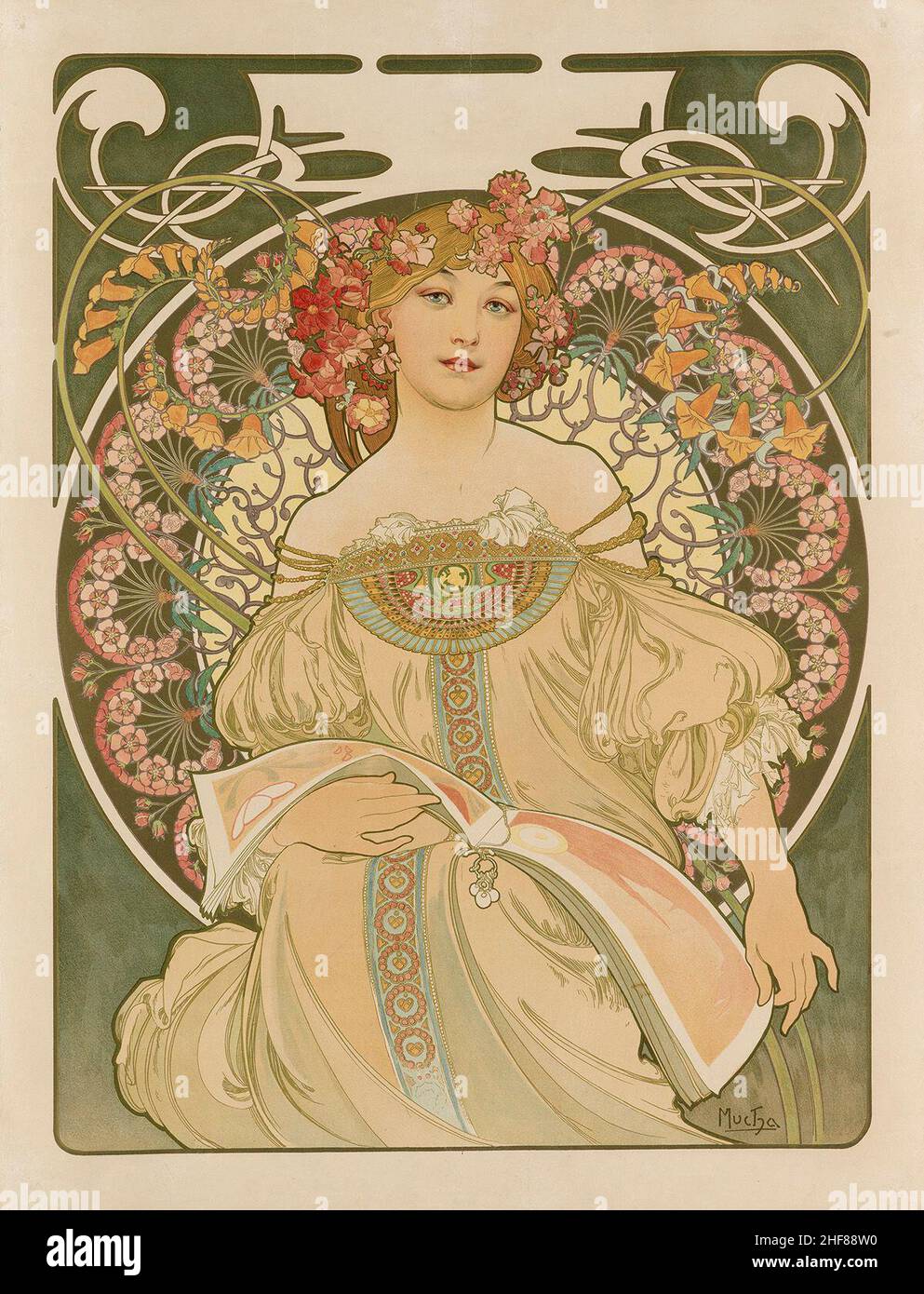 Reverie mucha hi-res stock photography and images - Alamy