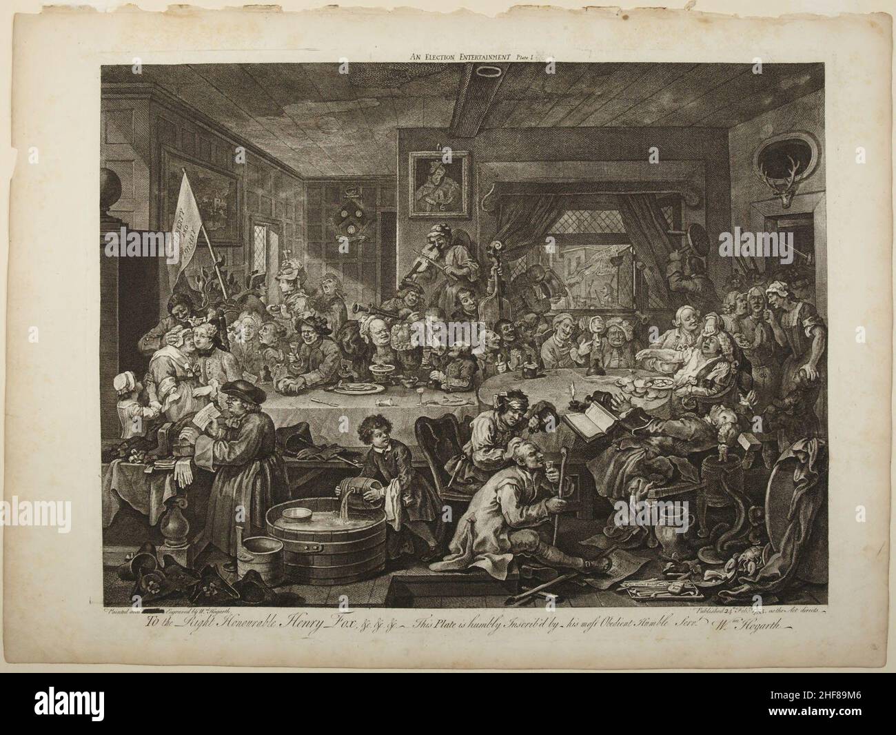 Hogarth: an election entertainment hi-res stock photography and images ...