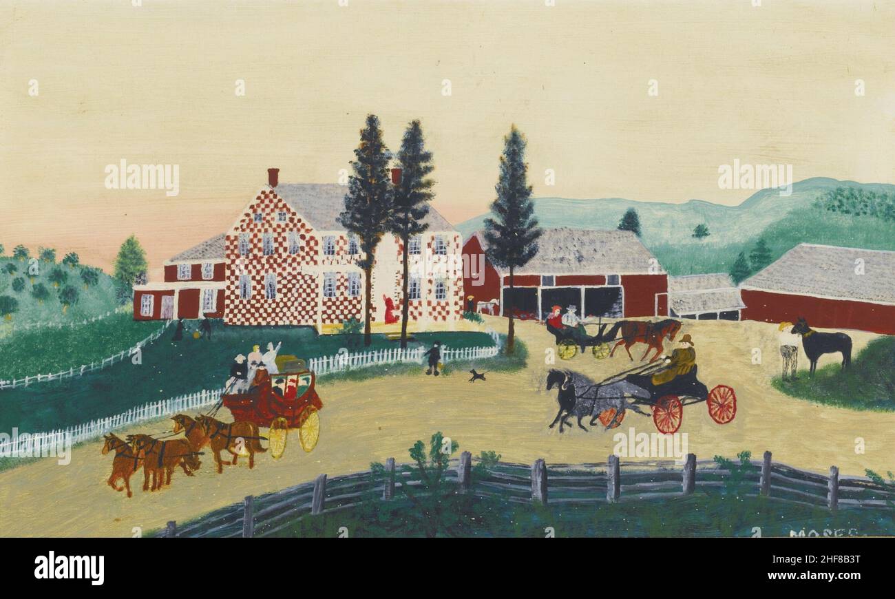 Anna mary robertson moses hi-res stock photography and images - Alamy