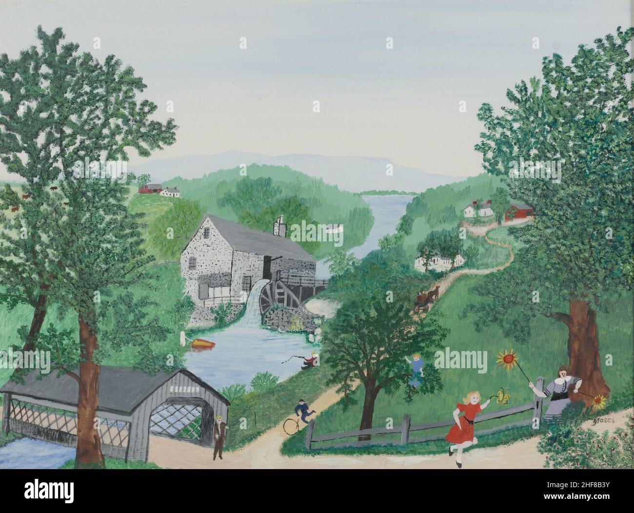 Anna mary robertson moses hi-res stock photography and images - Alamy