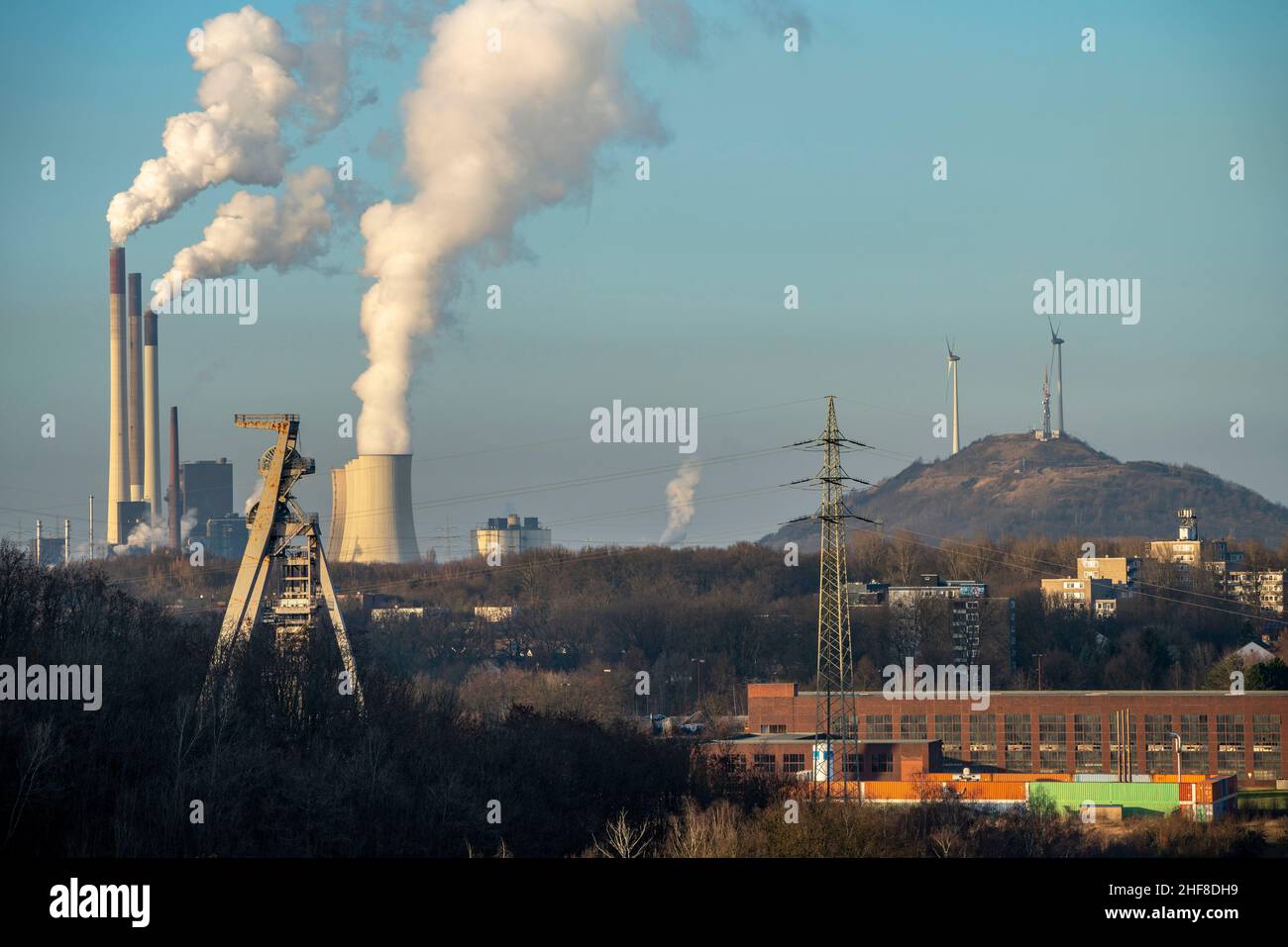 UNIPER coal-fired power plant Gelsenkirchen-Scholven, power plant units ...