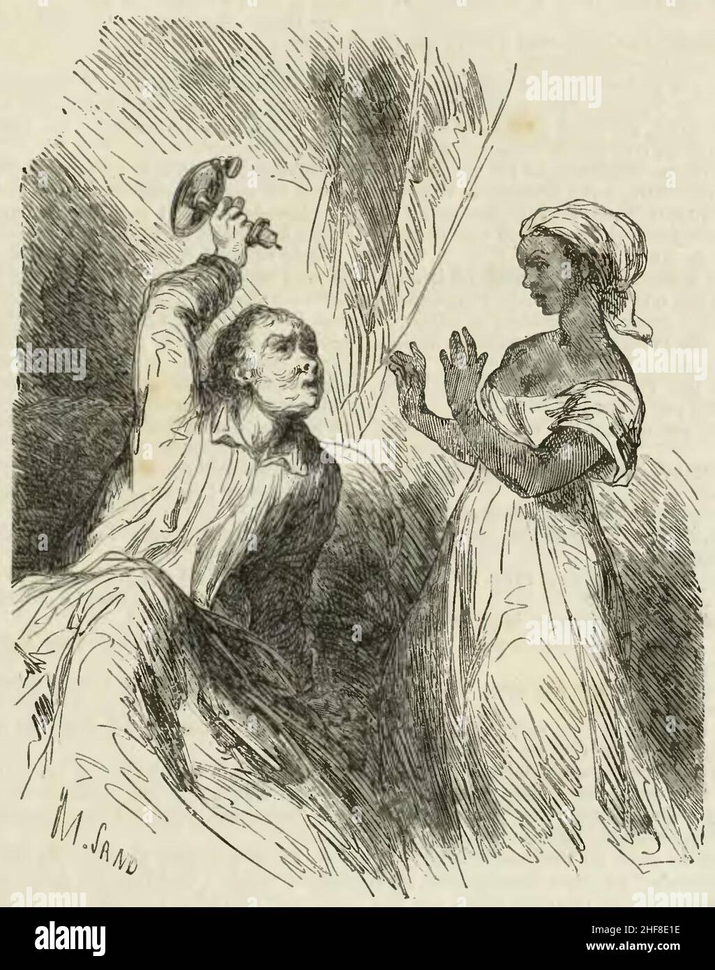 Sand - Œuvres illustrées de George Sand, vol 2, 1852 (page 255 crop ...