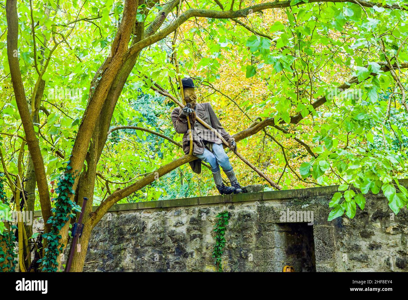 exhibition of old medieval witches and issues around superstition Stock ...