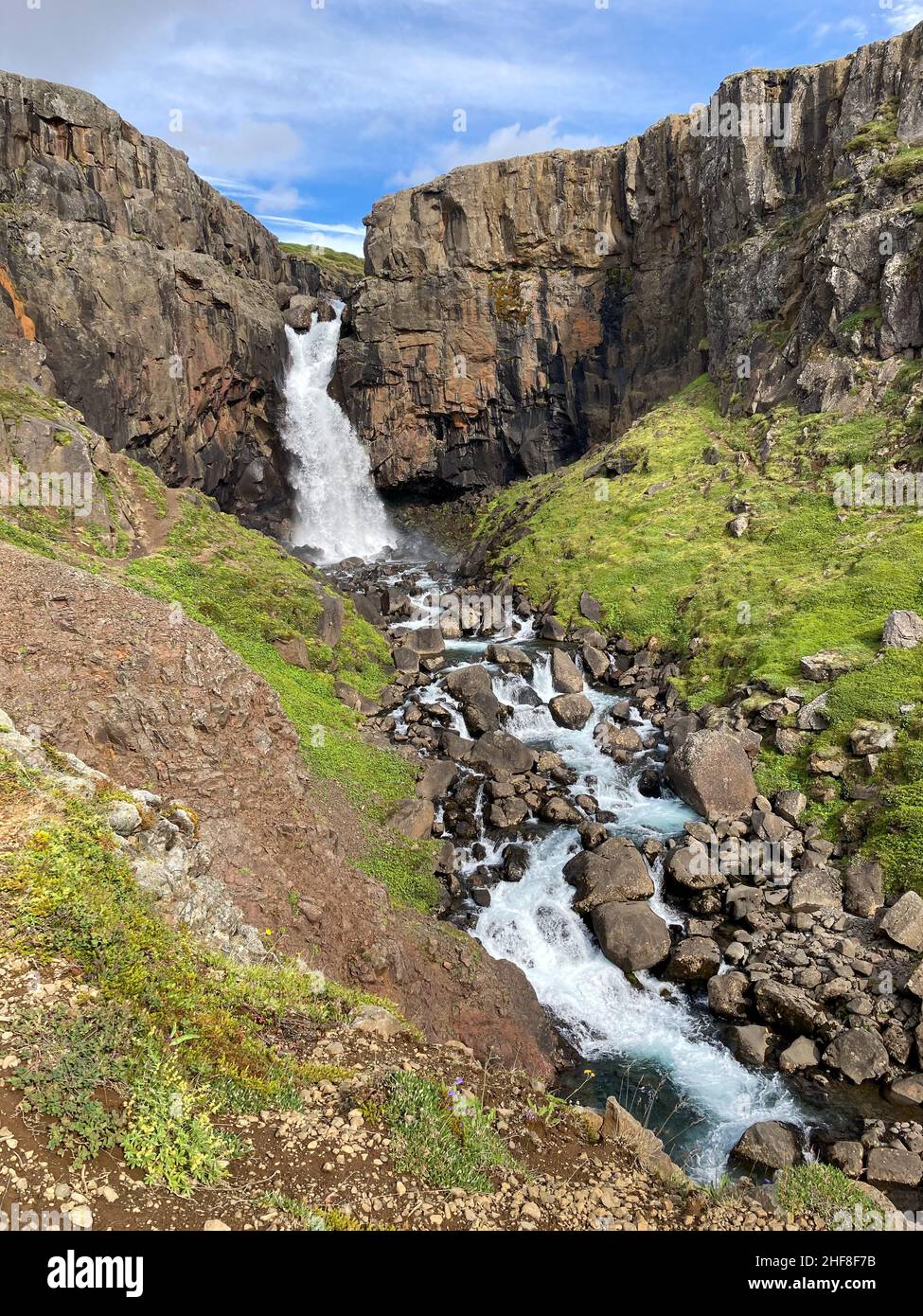 Most beautiful waterfall in iceland hi-res stock photography and images ...