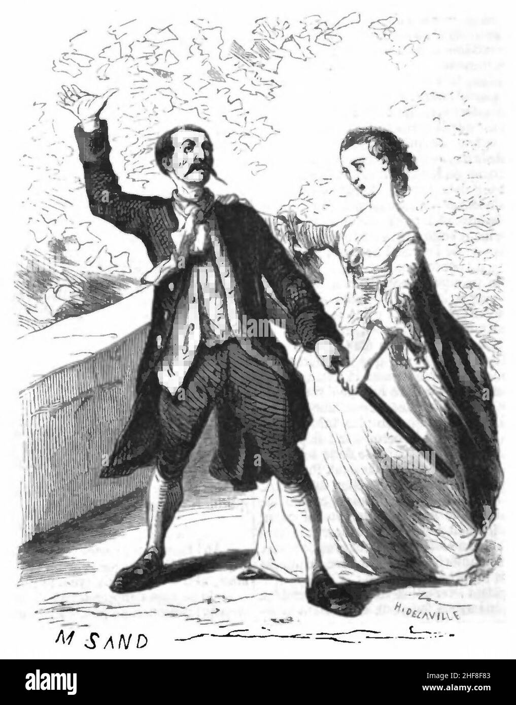 Sand - Œuvres illustrées de George Sand, vol 8, 1855 (page 292 crop ...