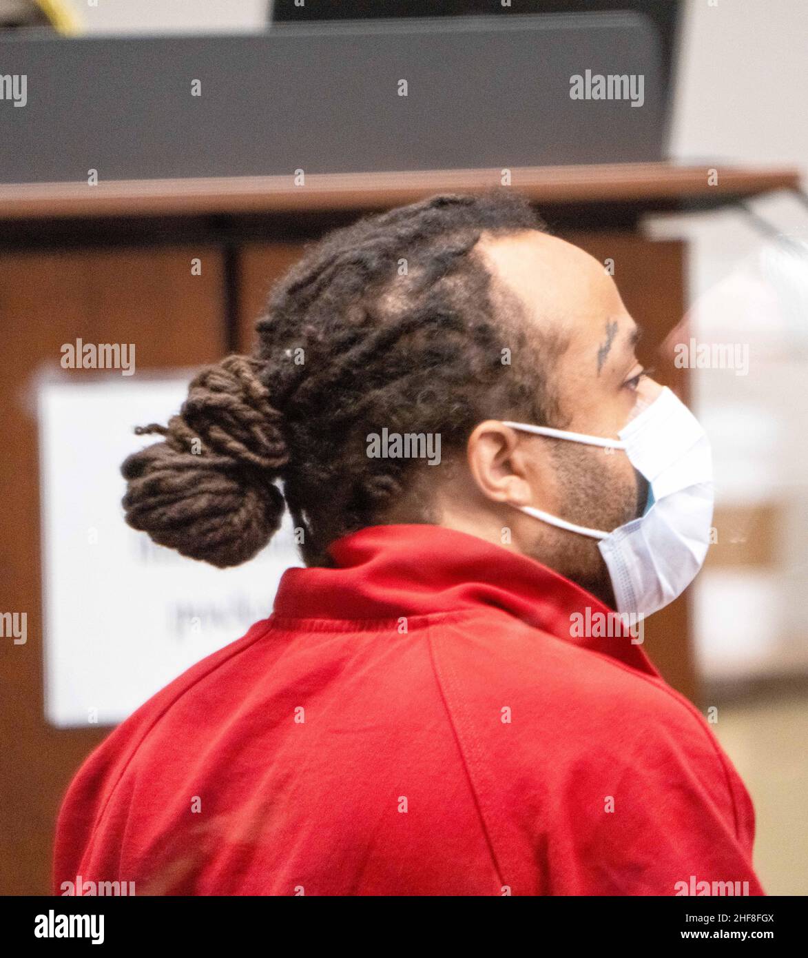 Waukesha, Wisconsin, USA. 14th Jan, 2022. DARRELL BROOKS, accused in ...