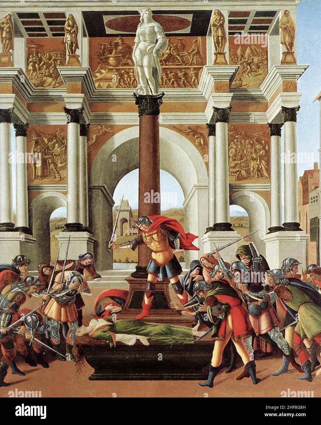 Sandro Botticelli - The Story of Lucretia (detail Stock Photo - Alamy