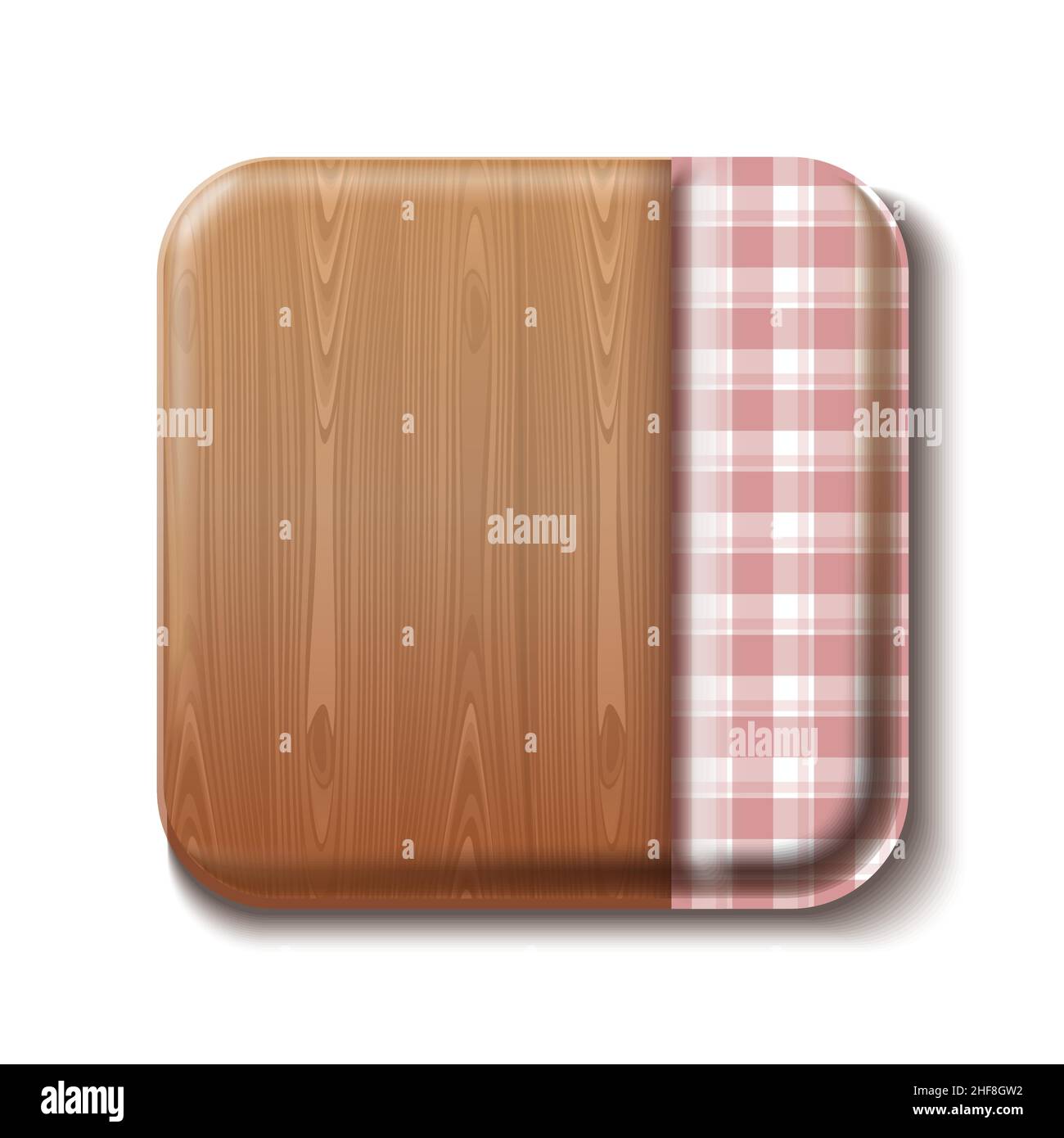 Brown tablecloth Stock Vector Images - Alamy