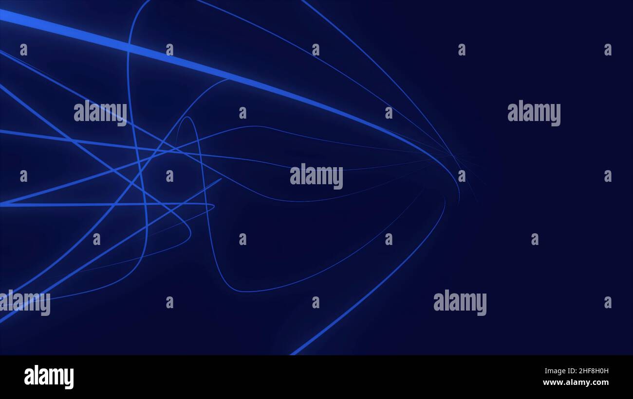 Abstract background with animation moving of lines. Lines are growing ...