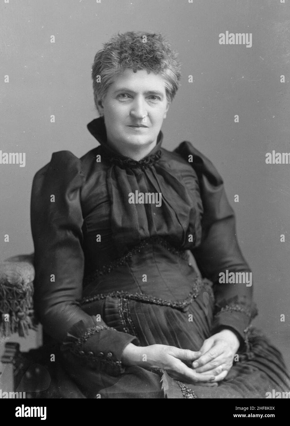 Sara Andrews Spencer circa 1892 Stock Photo - Alamy