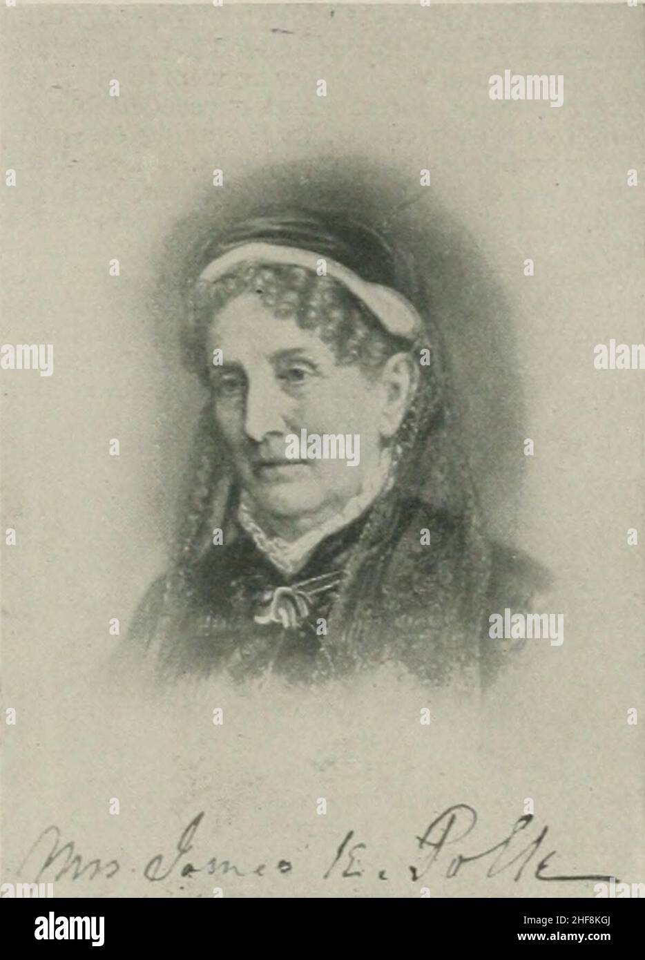 SARAH CHILDRESS POLK A woman of the century (page 587 crop Stock Photo ...