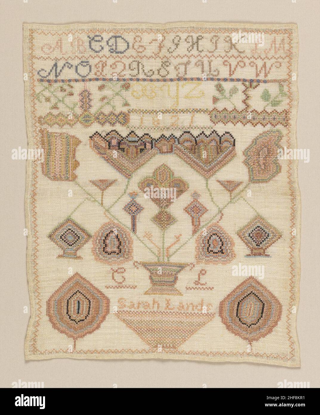 Sarah Lands - Sampler Stock Photo - Alamy