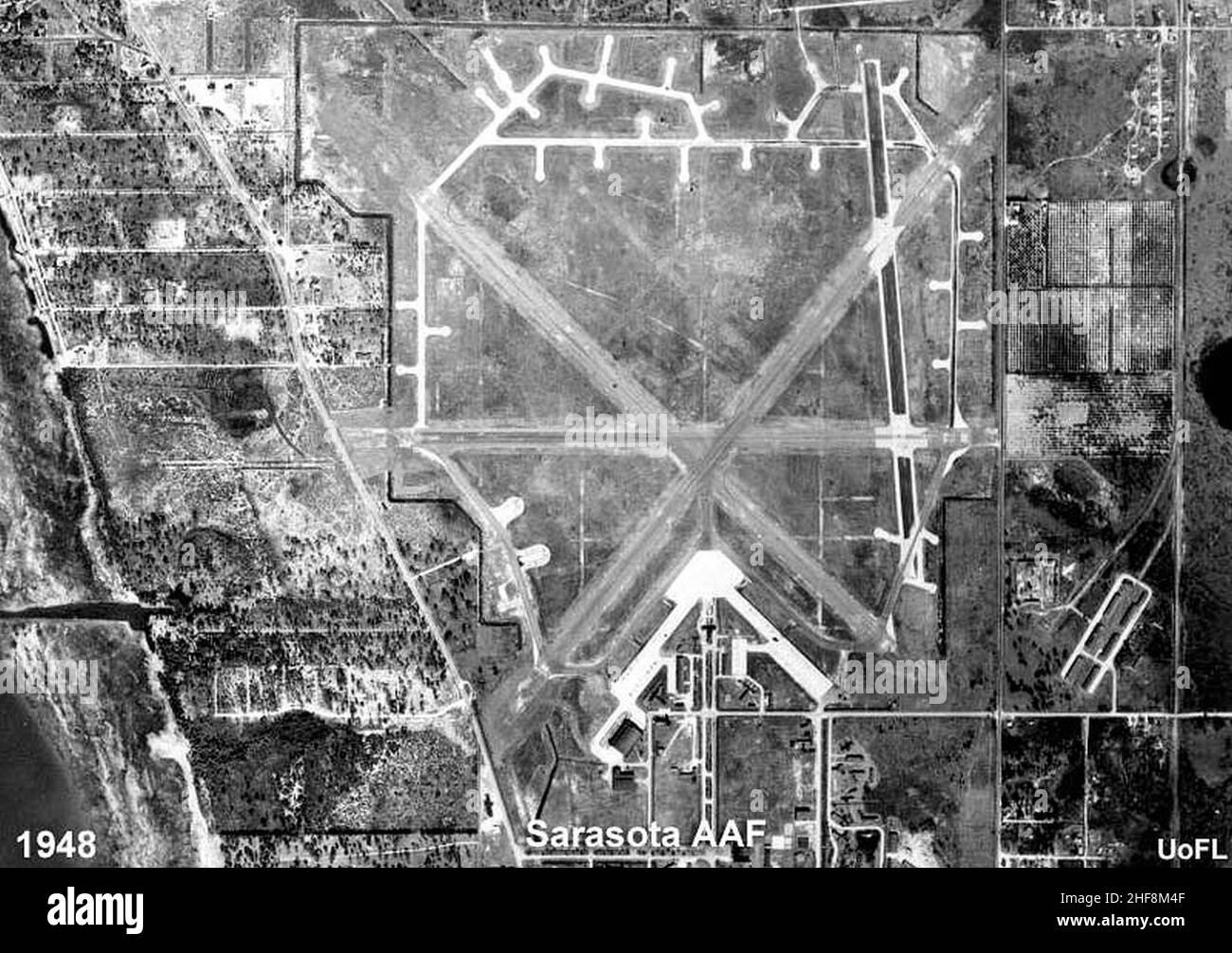 Sarasota Army Airfield - 1948 - Florida Stock Photo - Alamy