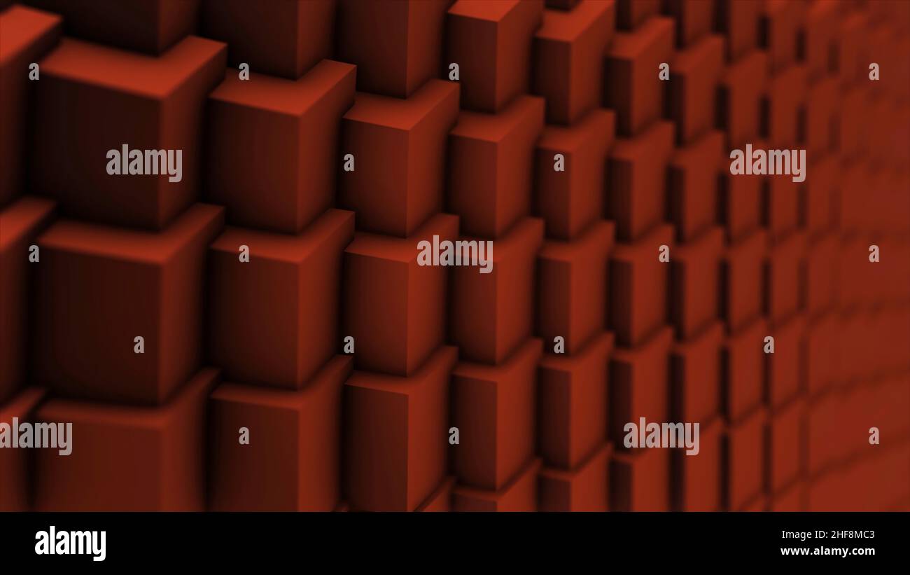 Background with colorful rotating vertical rectangular blocks, loop. Grid of randomized colorful ...