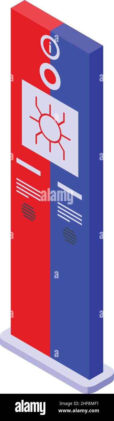 Subway info scheme icon isometric vector. Metro ticket. Card machine ...