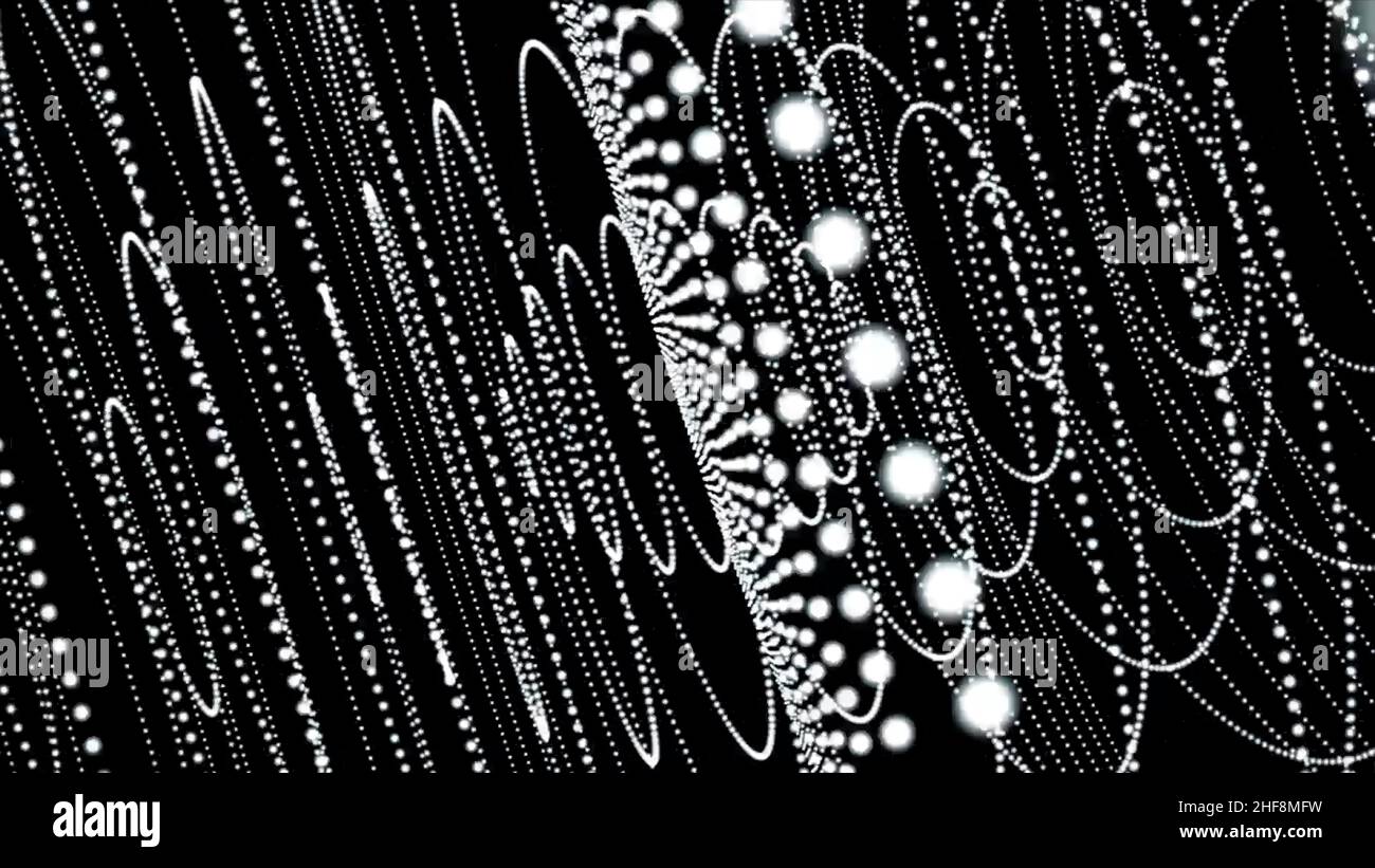 Futuristic technology video animation with moving object and lights ...