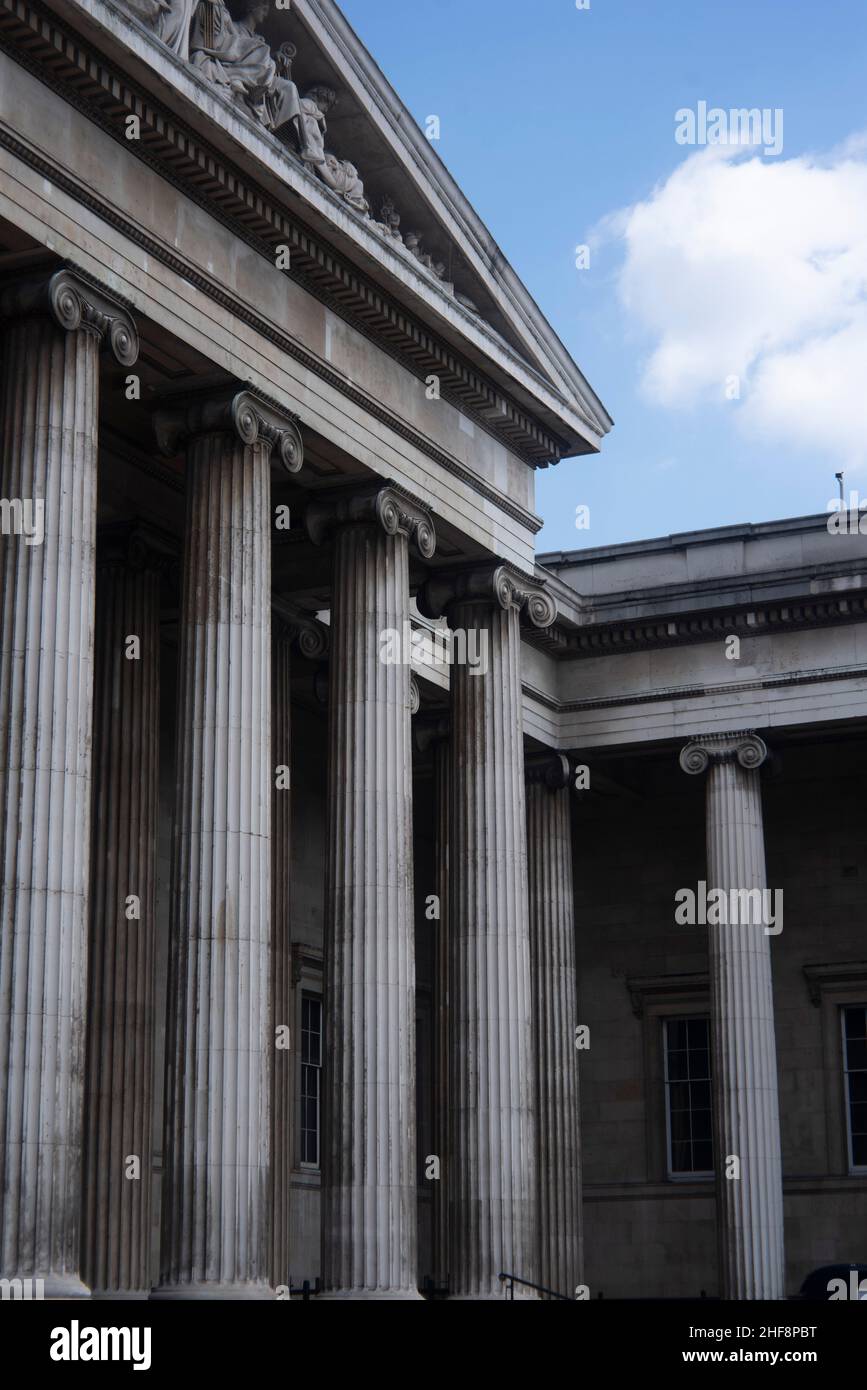 Outside the British Museum, London Stock Photo - Alamy